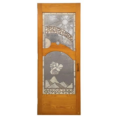 Reclaimed Stained Glass Doors For Sale At 1stdibs Stain Glass Door