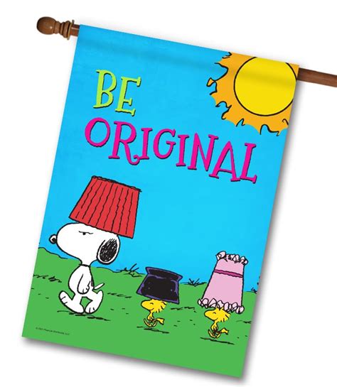 Buy Peanuts® Be Original Snoopy And Friends House Flag