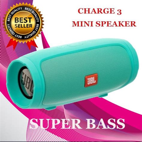SIIIM Original JBL Charge Mini Portable Bluetooth Wireless Speaker Splashproof With Built
