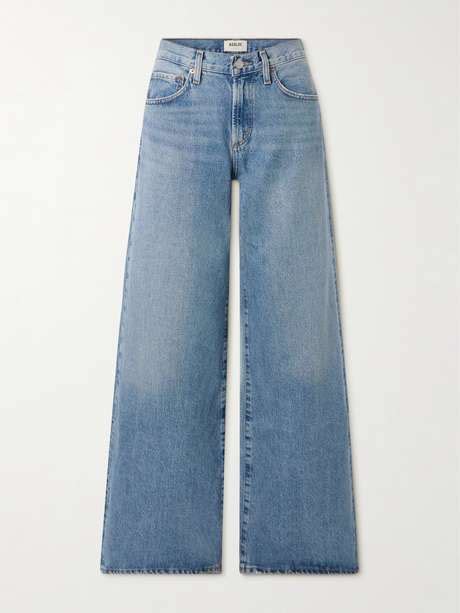 Agolde Clara Baggy Wide Leg Organic Jeans Net A Porter