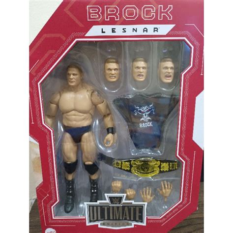 WWE Mattel Wrestling Wrestler Ultimate Edition UE Brock Lesnar RA Ruthless Aggression Walmart