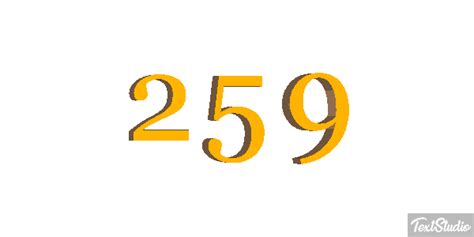 259 Number Animated GIF Logo Designs