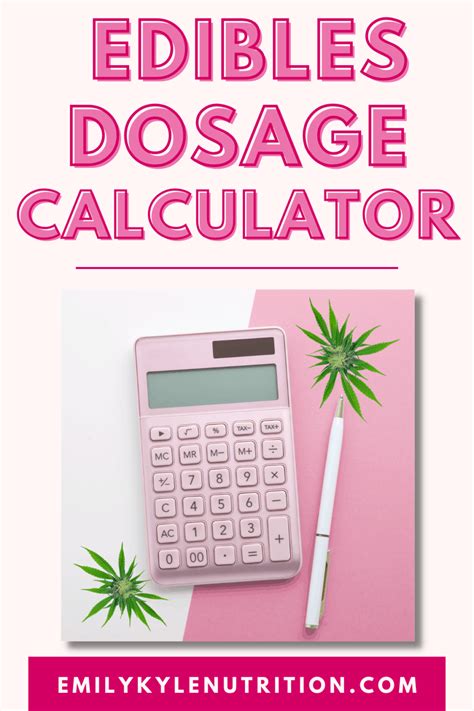 Edible Dosage Chart Artofit