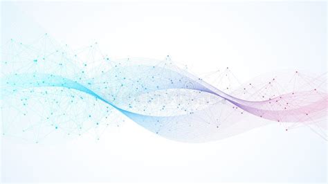 Technology Abstract Lines And Dots Connection Background Connection Digital Data And Big Data