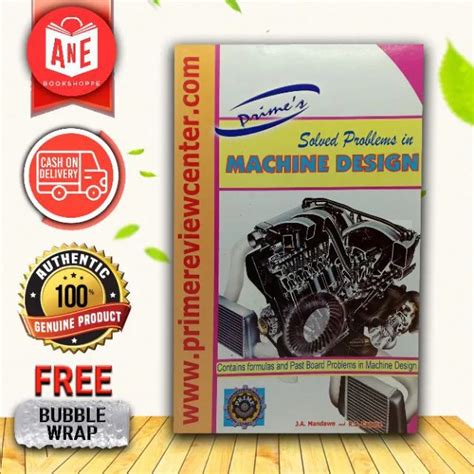 AUTHENTIC Prime S Solved Problems In Machine Design Capote Lazada PH