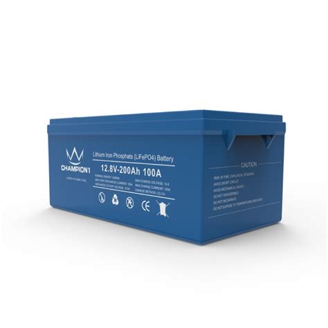 CHAMPION 1 Lithium Battery - 12.8V / 200Ah / 2560Wh - GeeWiz