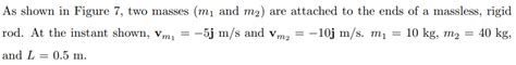 Solved A What Is The System S Angular Momentum About O Chegg