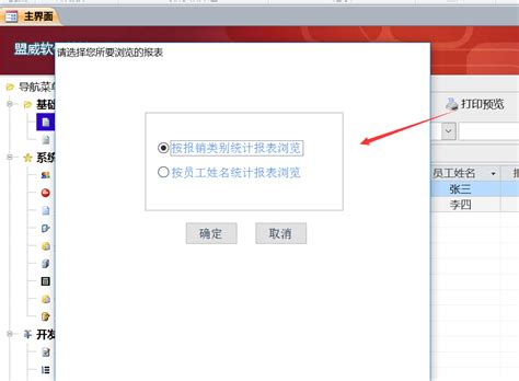 【access示例】报表多模板打印预览打印【access软件网】