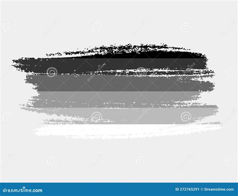 Heterosexual Flag Painted With Brush On White Background Lgbt Rights