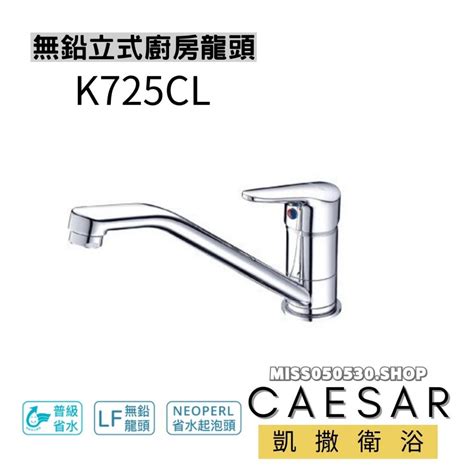 Caesar 凱撒衛浴 K725cl 無鉛立式廚房龍頭 廚房龍頭 無鉛龍頭 廚房無鉛龍頭 立式龍頭 立式廚房龍頭 蝦皮購物