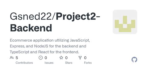 github gsned22 project2 backend ecommerce application utilizing