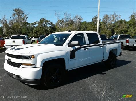 Summit White Chevrolet Silverado Custom Crew Cab X GTCarLot Car