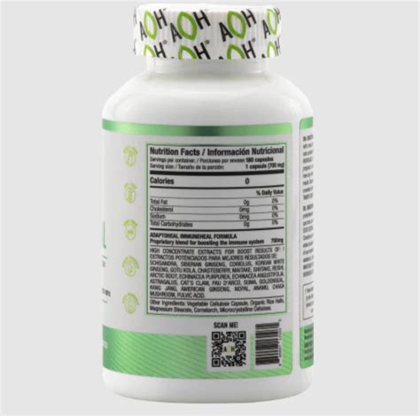 Immuneheal 180 Cápsulas 700 Mg Adaptoheal®