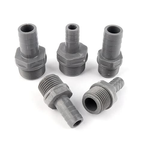 Pvc 파고다 수나사 커넥터 정원 관개 호스 어댑터 수도관 소프트 호스 조인트 1 2 인치 8mm 10mm 12mm