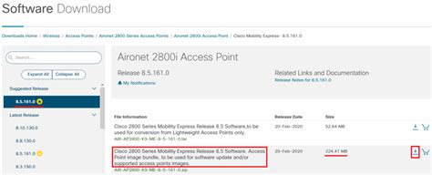 Cisco Mobility Express Image Management Using Tftp Server — Wires And