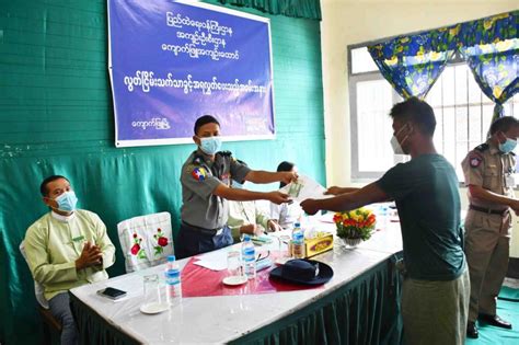 ကျောက်ဖြူအကျဉ်းထောင်မှ လွတ်ငြိမ်းသက်သာခွင့်ဖြင့် အကျဉ်းသား၊အကျဉ်းသူ ၁၉