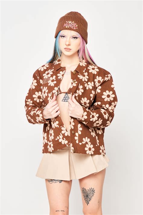 Hazy Dazy Chore Jacket Brown Your Highness Clothing