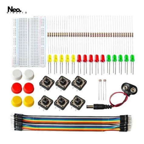 Jual Starter Kit Arduino Uno R3 Mini Breadboard Led Kabel Jumper Button