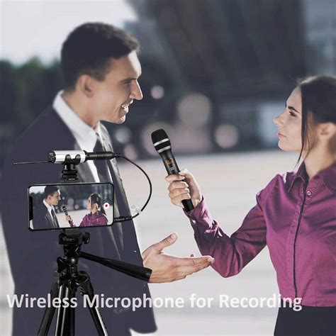 Hotec Wireless Microphone Metal Dual Uhf Dynamic