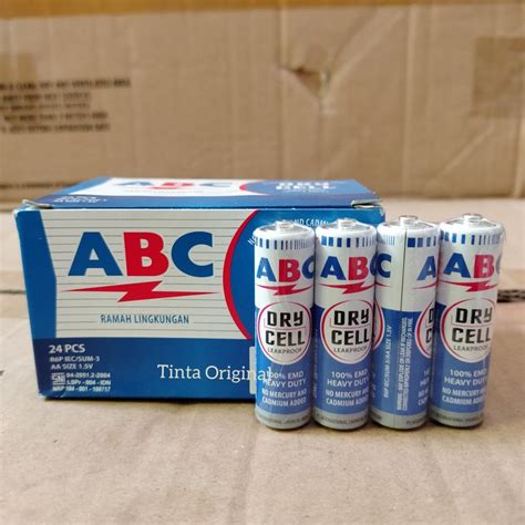 Jual Baterai Battery Abc Biru Size Aa Isi Pcs Shopee Indonesia