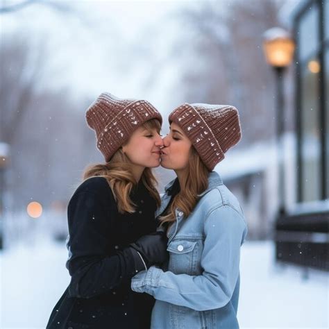 Premium Ai Image Loving Homosexual Womans Couple Is Enjoying A