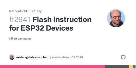 Flash Instruction For Esp32 Devices · Issue 2941 · Letscontrolit