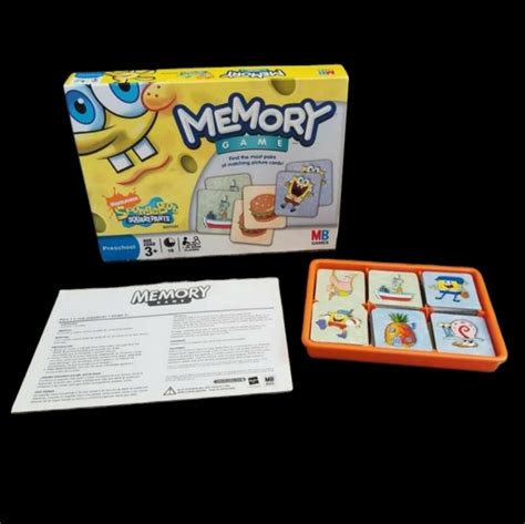 Hasbro Toys Spongebob Squarepants Memory Game Poshmark