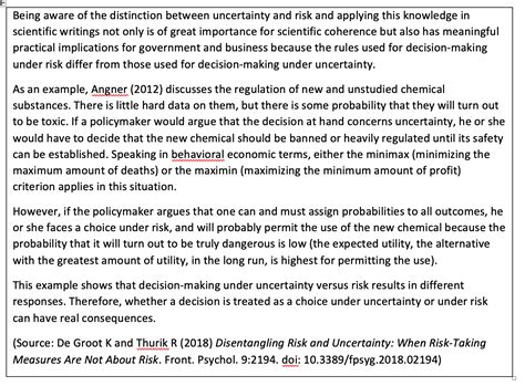Decision Making Under Certainty Uncertainty And Risk