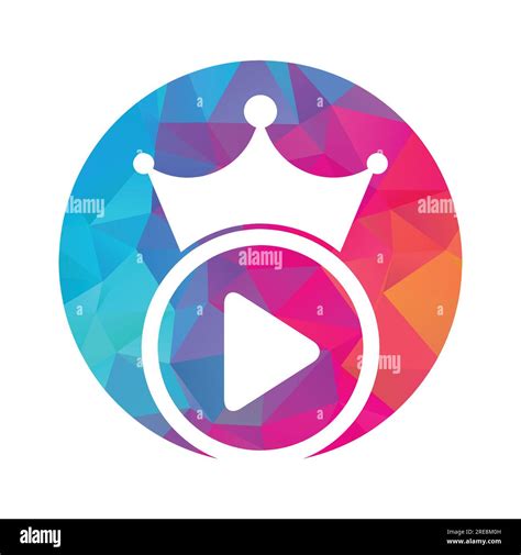 King Video Vector Logo Design Template Royal Film Logo Design Vector