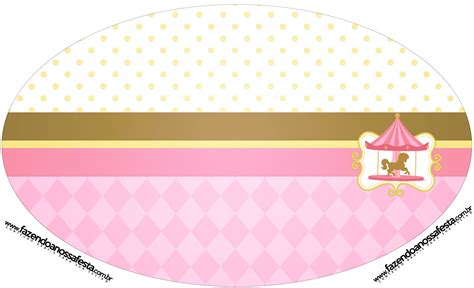 Carrusel En Rosa Wrappers Y Toppers Para Cupcakes Para Imprimir Gratis
