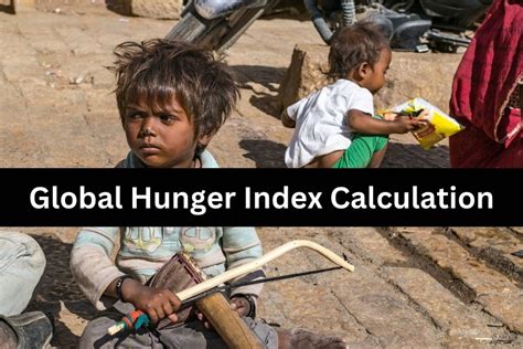 How The Global Hunger Index GHI Is Calculated Awesome India