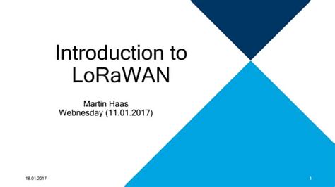 Introduction To Lorawan Pptx