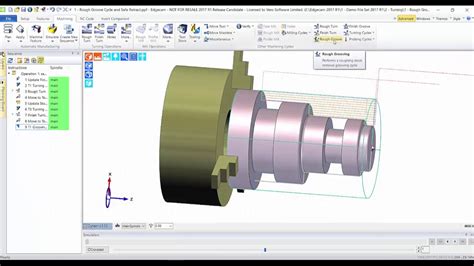 Canned Cycle For Roughing Groove Cycle Edgecam R YouTube
