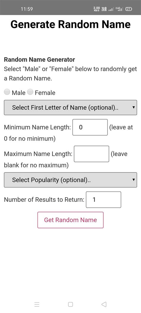 Random Name Generator Apk Download For Android Latest Version