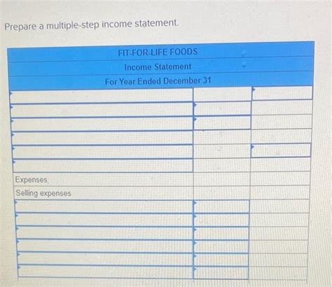 Solved Exercise 5 18 Algo Preparing A Multiple Step Income