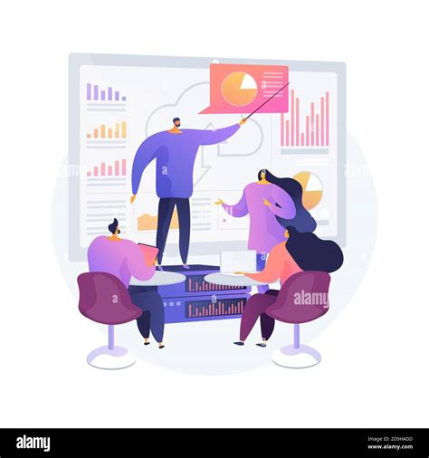 Big Data Conference Abstract Concept Vector Illustration Stock Vector