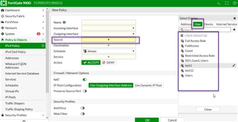 Enforcement Using Fortigate Firewall