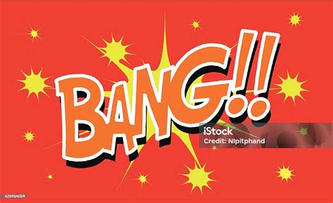 Bang Comic 폭발음 효과음 Comic 말풍선을 구름에 대한 스톡 벡터 아트 및 기타 이미지 구름 대화 풍선 문자