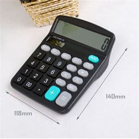 Grote Display 12Digit Metal Solar Batterij Dual Po Grandado