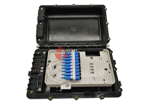 8 Port Drop Cable Fiber Optic Splice Closure For Mini Plc Splitter Sc Adapters