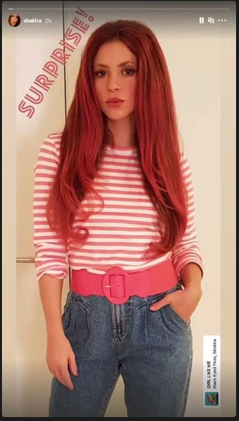 Shakira Bën Flokët E Kuqe Mahnit Fansat Me Paraqitjen E Fundit Telegrafi Telegrafi