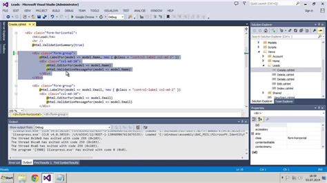 asp mvc intro part 03 05 razor overview youtube