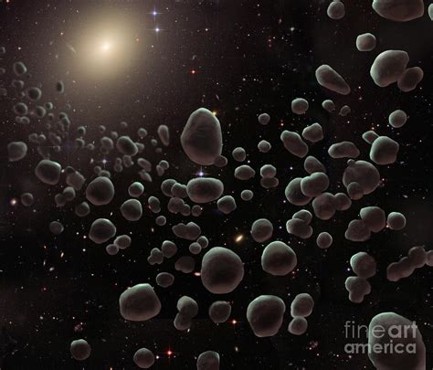 Asteroid Belt Illustration Photograph By Spencer Sutton