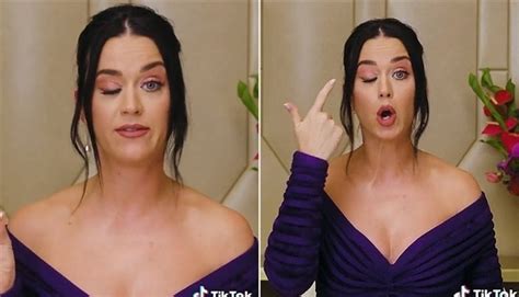 كايتي بيري تكشف حقيقة عينها المغلقة صحيفة النخبة