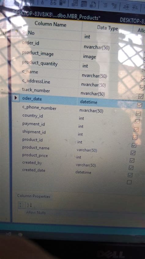 How To Add Relationship On Same Fields Of Two Tables Table Order And Table Product In SQL