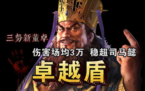 【卓越盾】三势新董卓带飞乐进！伤害场均3w稳超司马懿，法正治疗1w多更胜太尉！ 彦池1129 默认收藏夹 哔哩哔哩视频