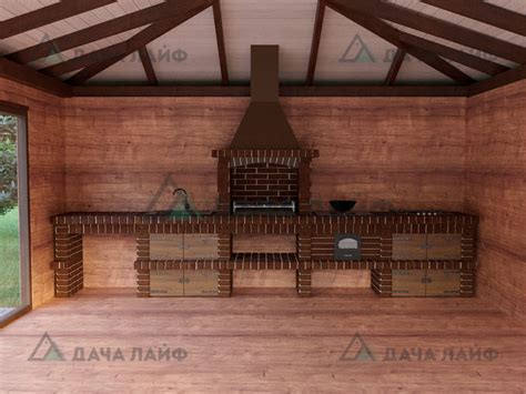 Модульный барбекю комплекс для дома и дачи