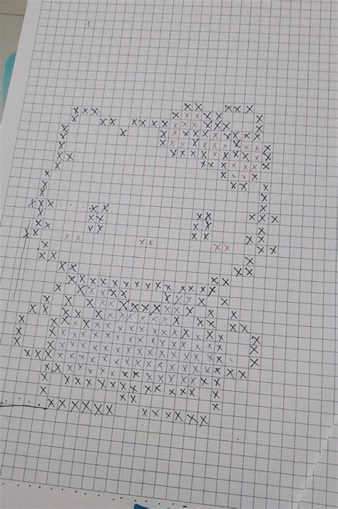 Hello Kitty Cross Stitch Pattern