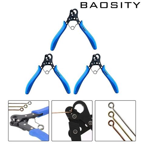 Baosity แหวน Plier เครื่องประดับคีมหัตถกรรมคีมจมูก 1 ขั้นตอนลวดดัดงานอดิเรกเครื่องประดับทํา