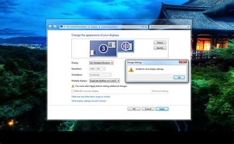 Error When Trying To Duplicate Monitor Display To TV Windows Forums